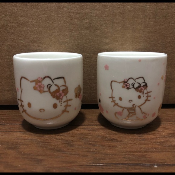 Hello Kitty | Dining | Hello Kitty Sake Cups | Poshmark